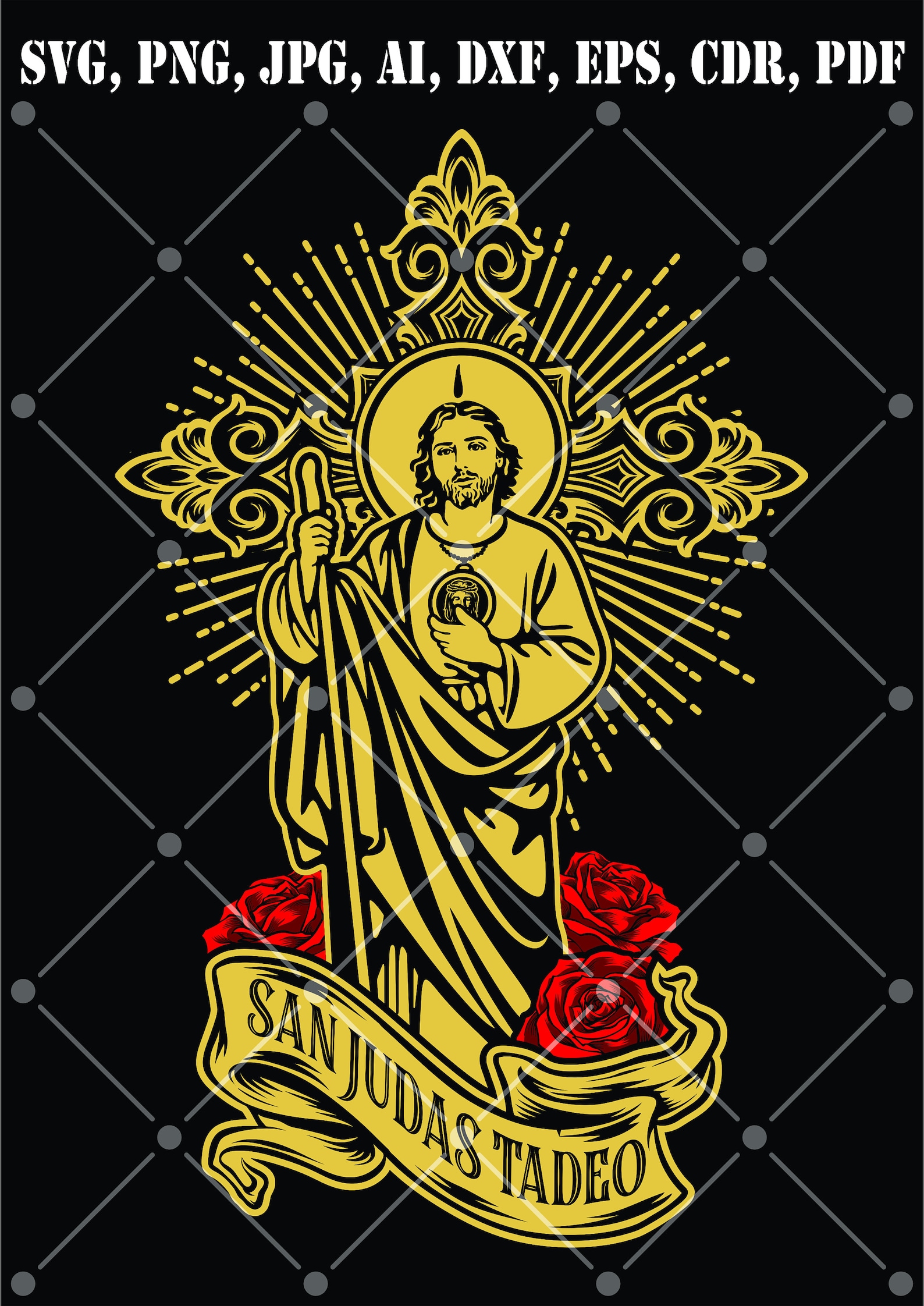 San Judas Tadeo / Digital Instant Download / Svg / Jpg / Png / - Etsy