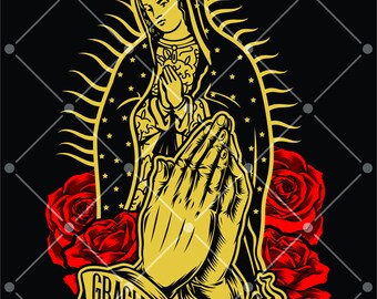 Virgin Mary Svg - Etsy