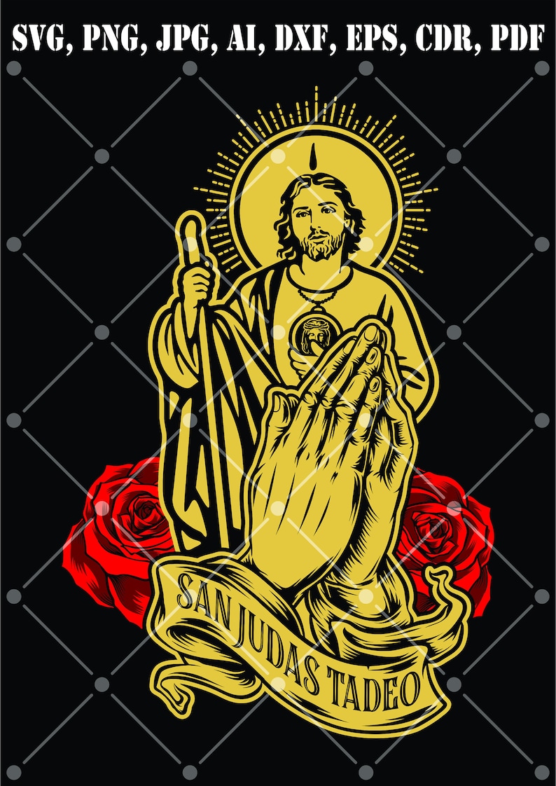 San Judas Tadeo / Digital Instant Download / Svg / Jpg / Png / - Etsy