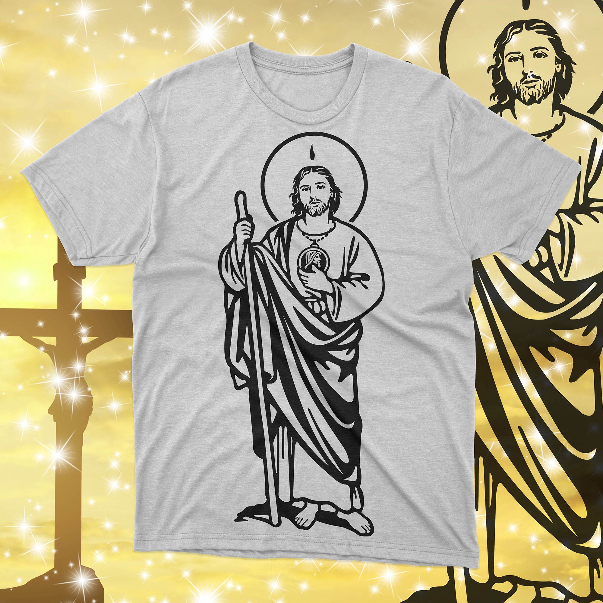 Two Colors San Judas Tadeo Vector / Digital Instant Download / - Etsy