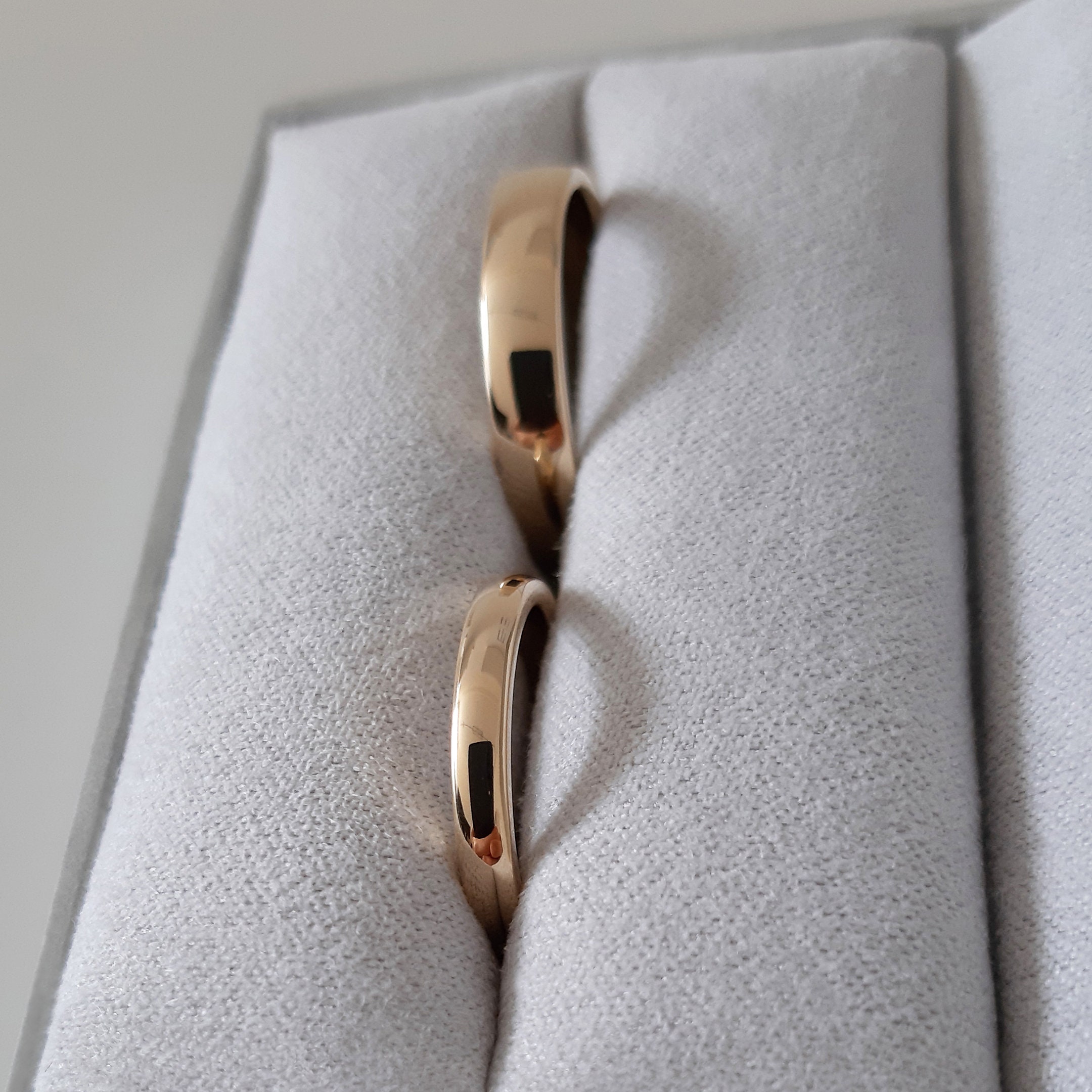 Initial Wedding Band, 4 Mm Wedding Band, Heart Connected Initials, 14K ...