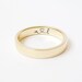 Initial Wedding Band, 4 Mm Wedding Band, Heart Connected Initials, 14K ...