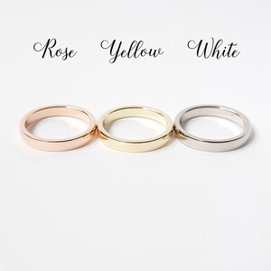 Initial Wedding Bands, 14K Gold Rings, Deep Detailed Engraving, Wedding ...