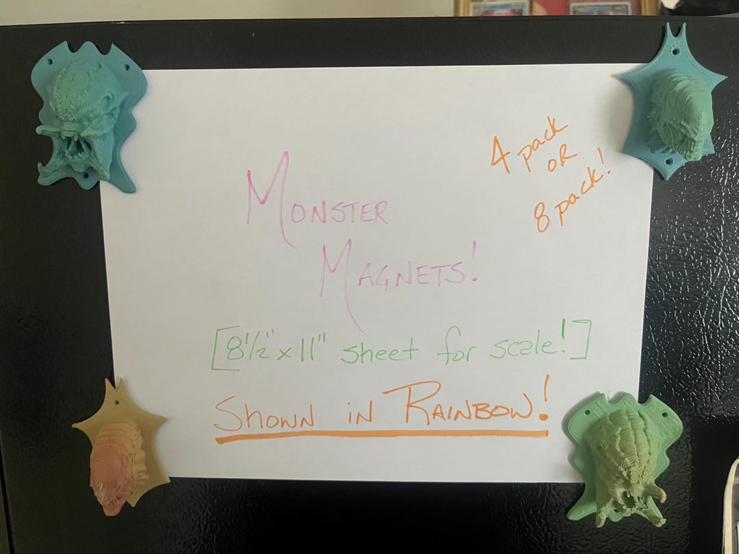 MONSTER MAGNETS!! the Predator and Alien Set! - Alien Head Bust ...