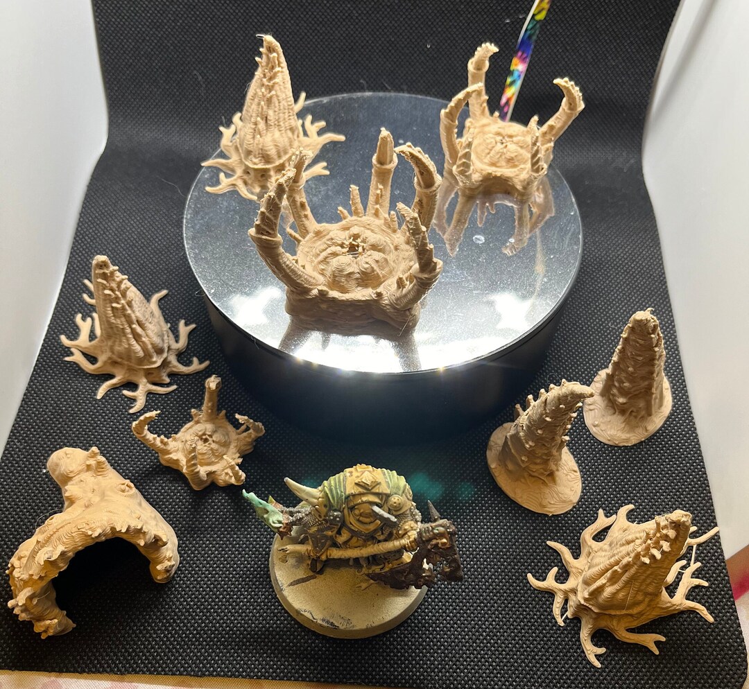 ALIEN Terrain - [9] Pc. HIVE PROXY Set "b" - Mcp, D and D, Malifaux ...