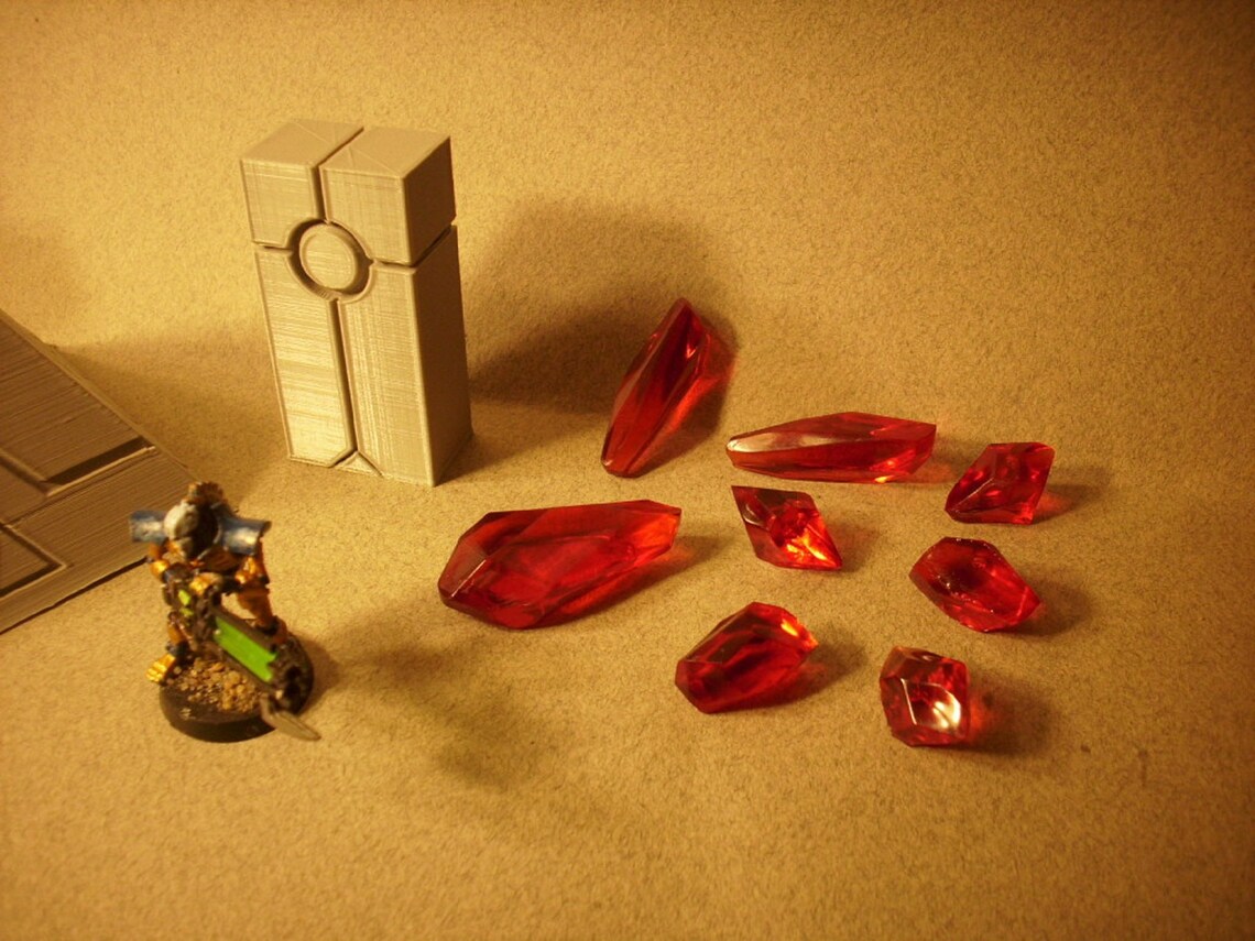 Necron Necrontyr Pyramid SET Acrylic NECROCKS! Tabletop Terrain WH40 ...