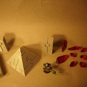 Necron Necrontyr Pyramid SET Acrylic NECROCKS! Tabletop Terrain WH40 ...