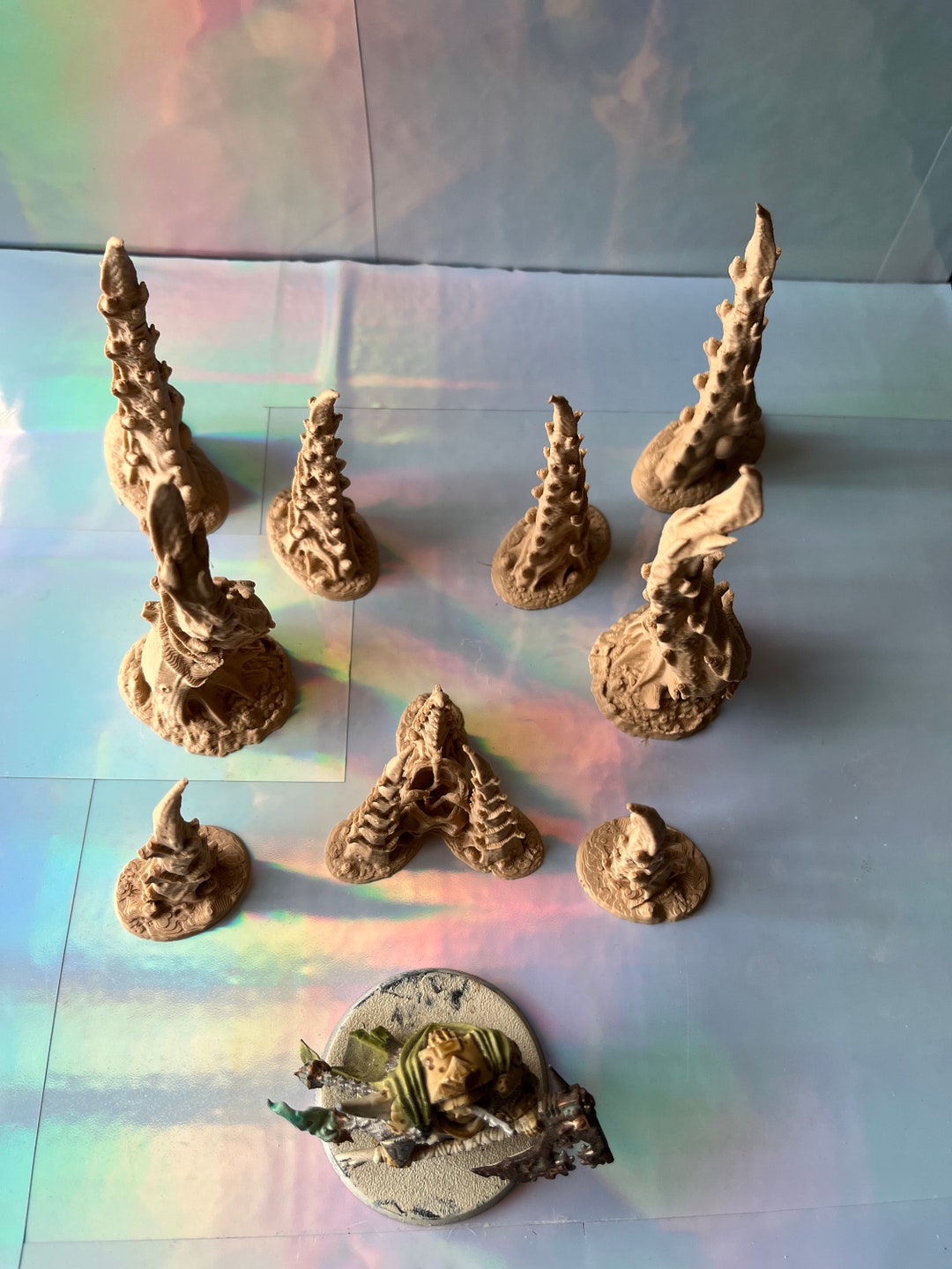ALIEN Terrain - [9] Pc Capillary Proxy Set - Wargaming 28mm Tabletop ...