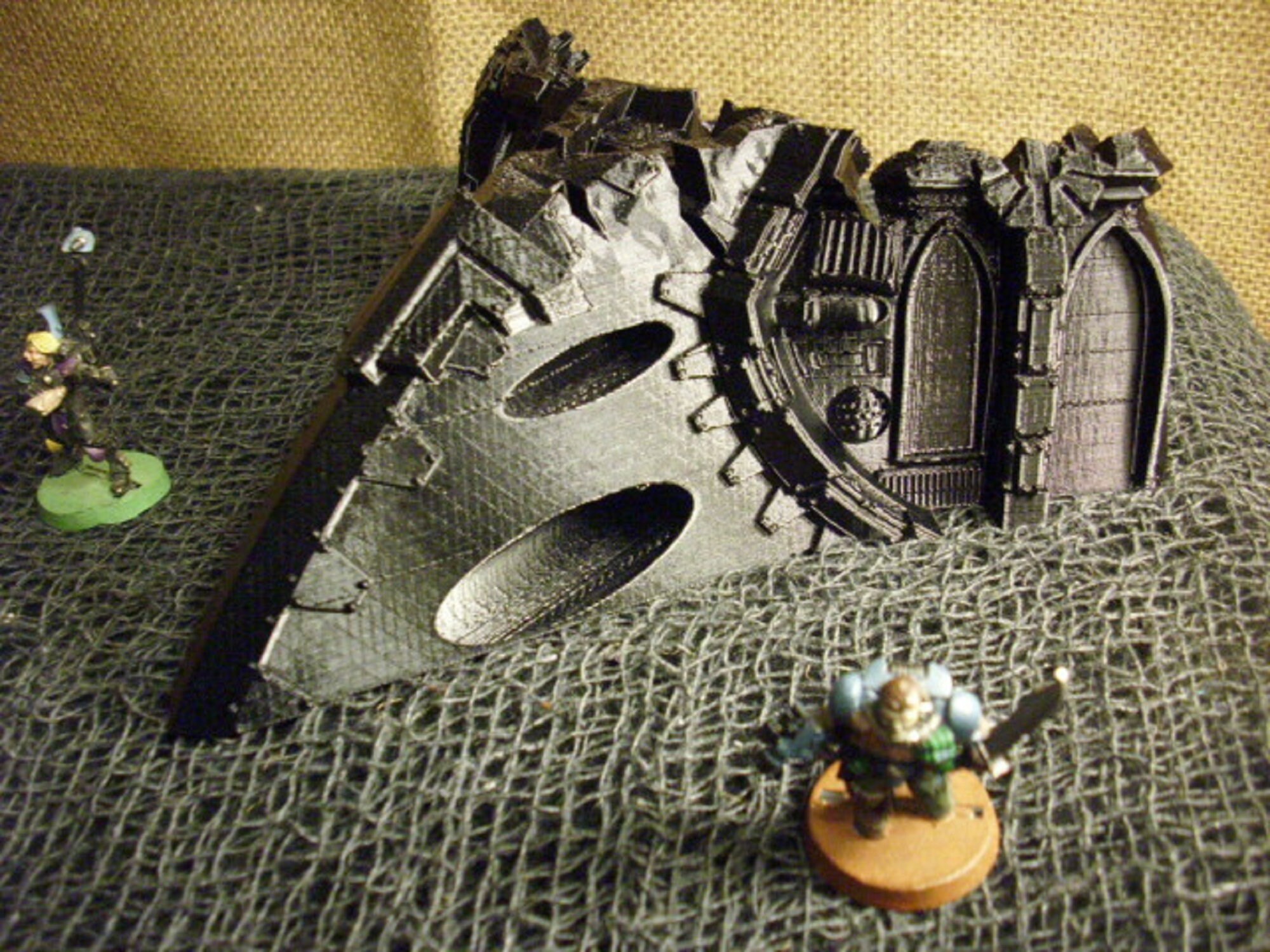 LARGE Ship Wreck Ruin NOSE Section A Warhammer 40k Terrain | Etsy