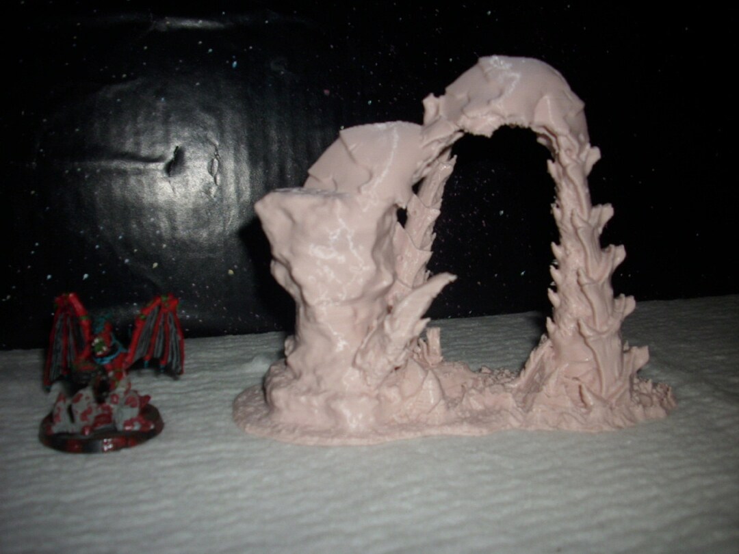 BIO TERRAIN - Spiked Archway Bluff - Alien Terrain - Pathfinder ...