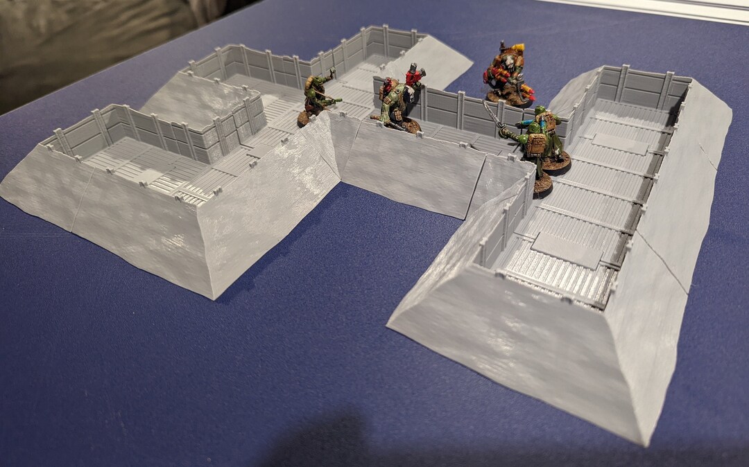 FULL "modular Tech Trench System" STL File Set - [6] Files for Complete ...