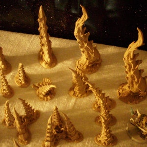 ALIEN Hive Army Capillary Spore Stack Forest Set - (18) Pieces! Full ...