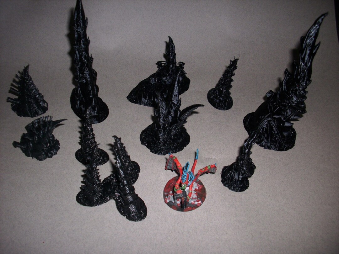 Alien Style / Alien Hive (10) Pcs Battle Terrain SET "a" - Pathfinder ...
