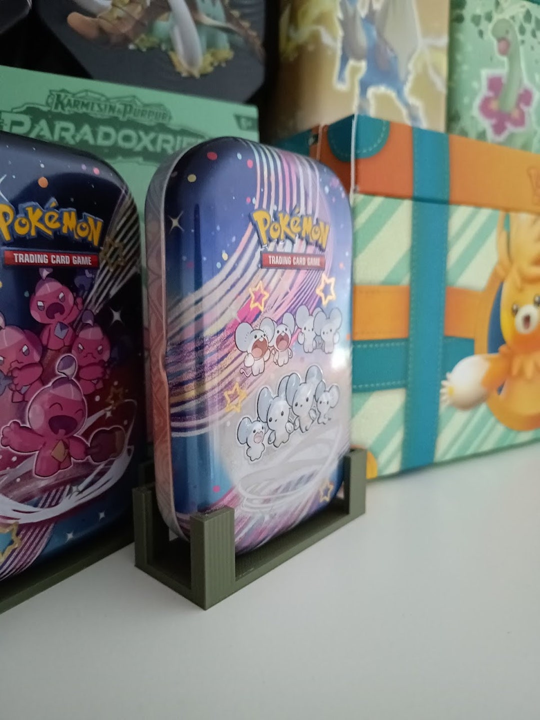 Pokemon Mini Tin Display Stand SINGLE [x3]! - 3D Print MANY Colors ...