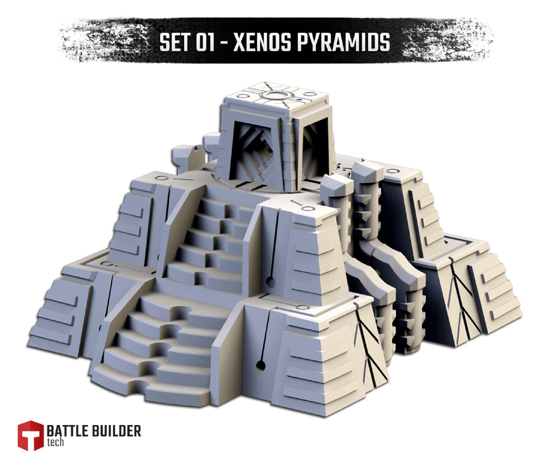 The GREAT PYRAMID - Configurable Set! - Txarli Factory Terrain Scenery ...