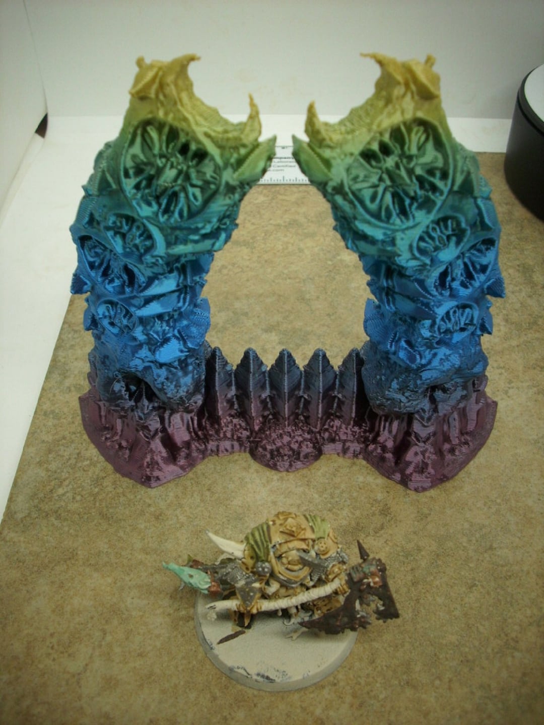 Alien Style Hive Army XL Erupting Centerpiece Nest Alien Terrain, D & D ...