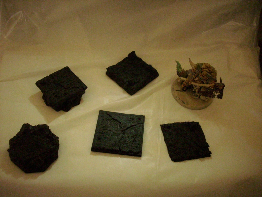 28MM Tabletop Wargaming Miniature Bases -[5] Pc - Rocky Mountain ...