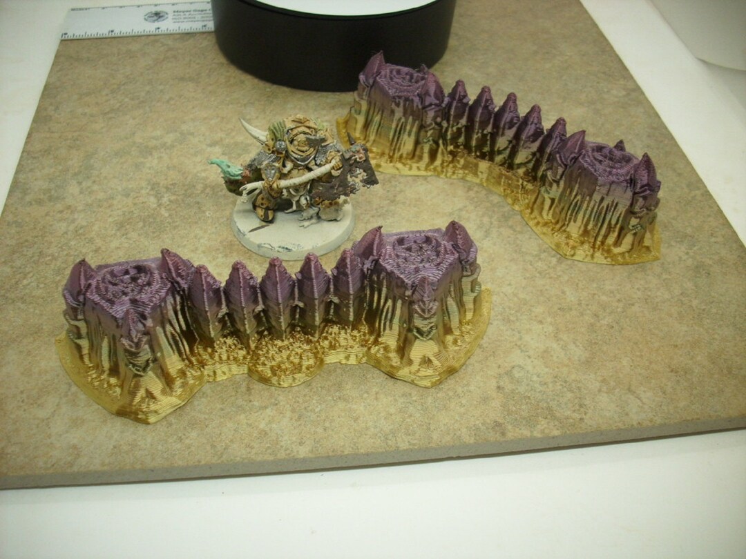 ALIEN Hive Army Dual Bio Wall Barriers Set - Alien Terrain, D & D ...