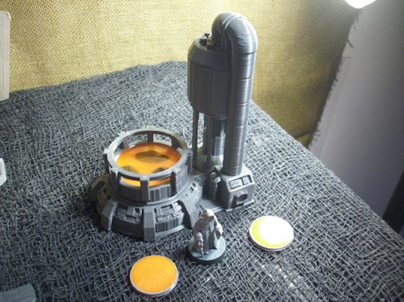 Lava Refinery for 28mm 40k Legion Terrain Scenery Tabletop | Etsy