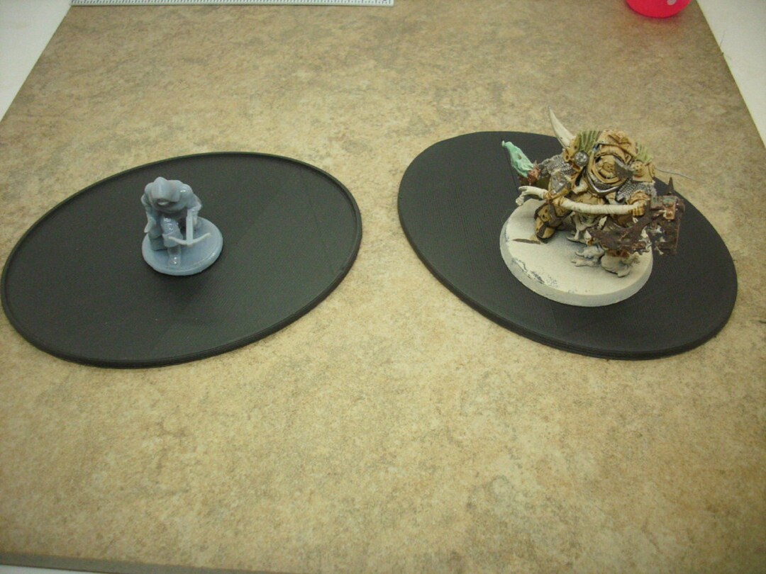 Terrain Battle Series - OVAL BASES - 92mm X 120mm - (2) Styles ...