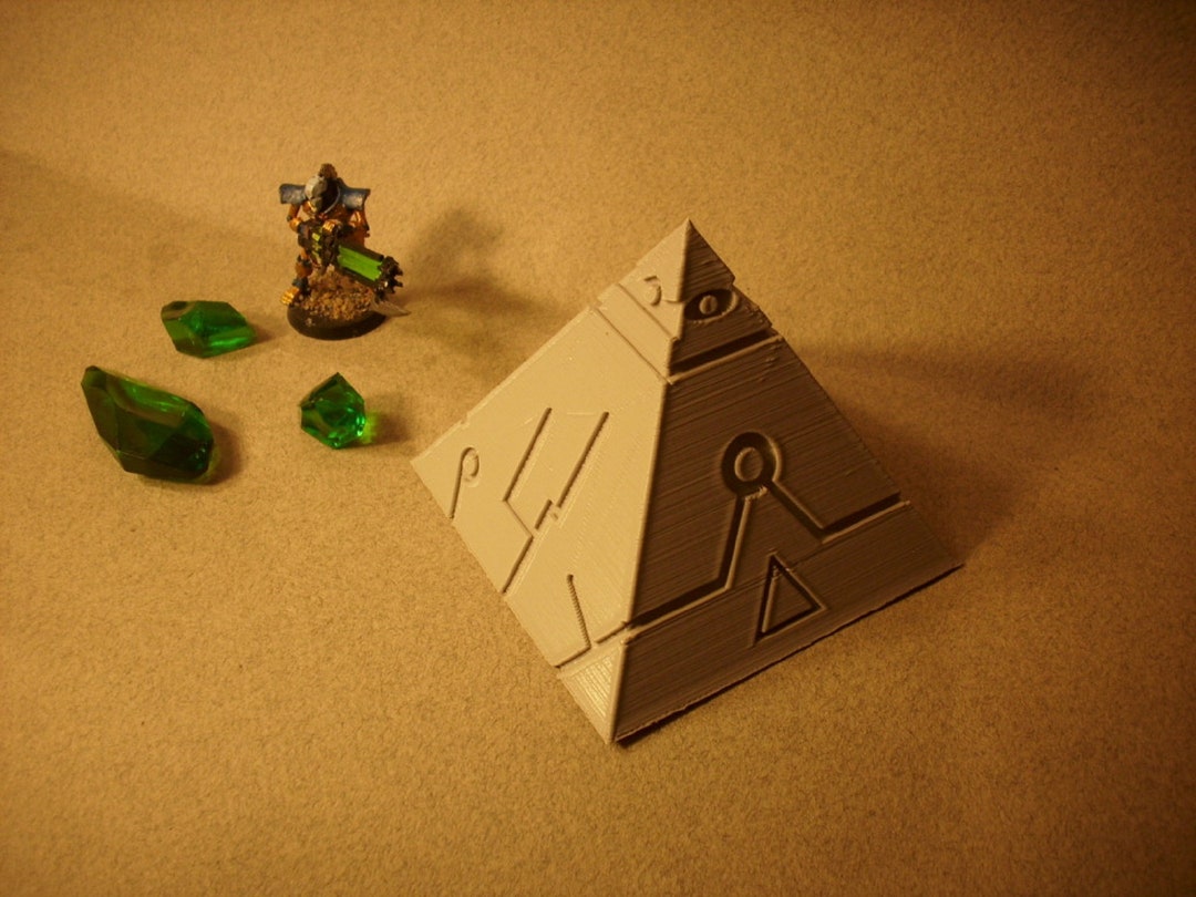 Necrontyr Pyramid With Acrylic NECROCKS! Tabletop Terrain Pathfinder 2E ...