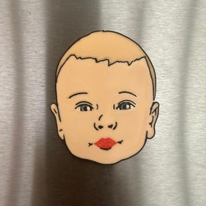 Face Magnets Custom Portrait Magnets. Custom Illustrated Gift, Family ...