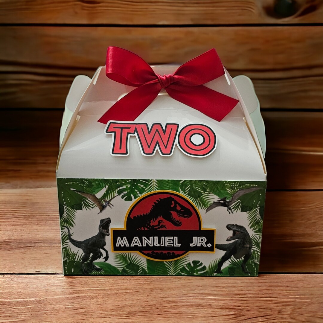 Dinosaur, Jurassic World Candy Box - Etsy