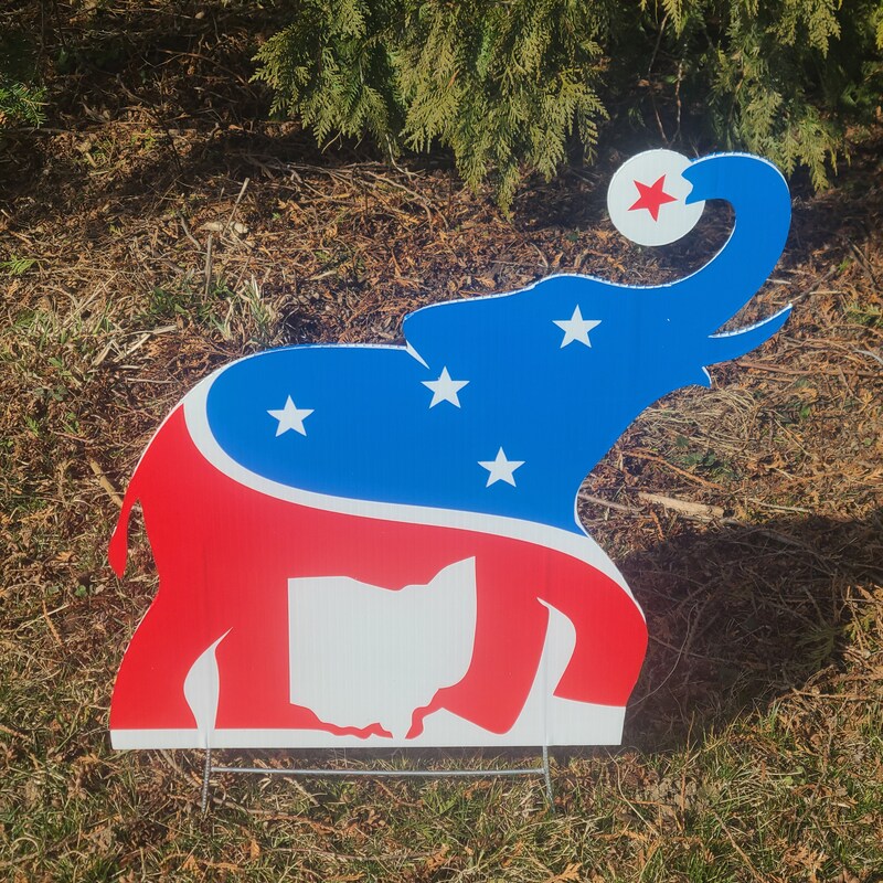 Republican Yard Sign - Etsy