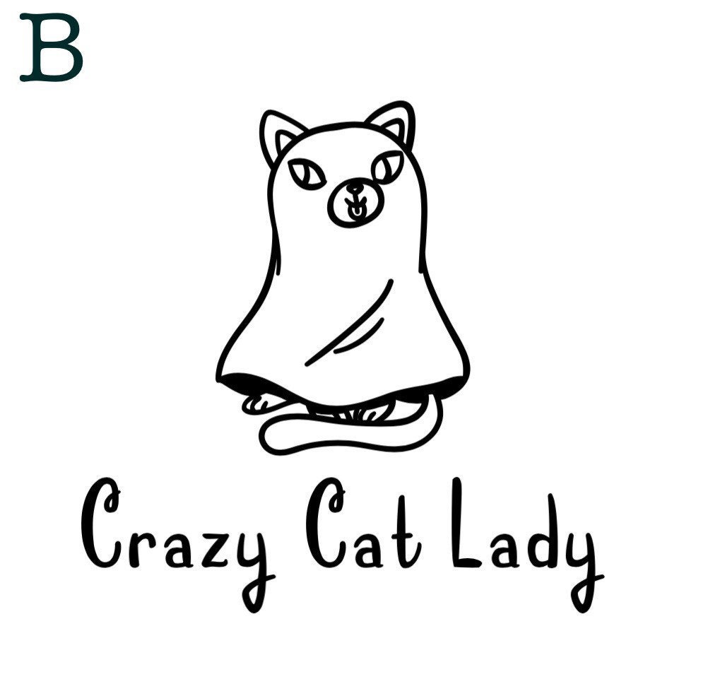 Crazy cat lady decal multiple designs | Etsy