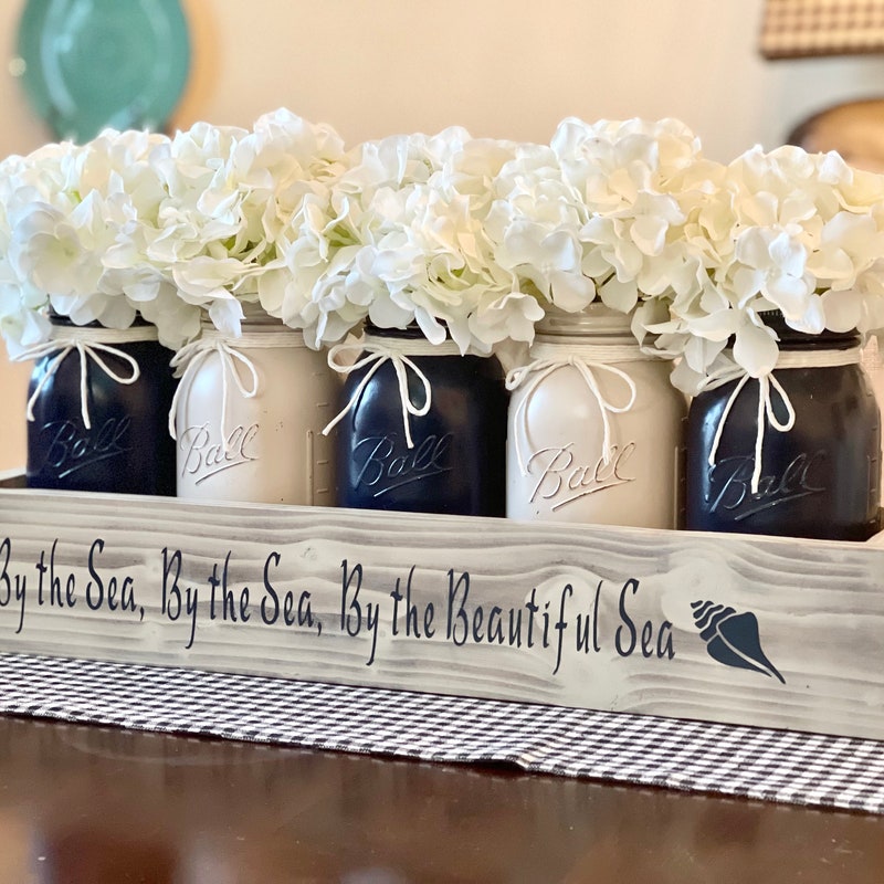 Nautical Floral Centerpiece - Etsy