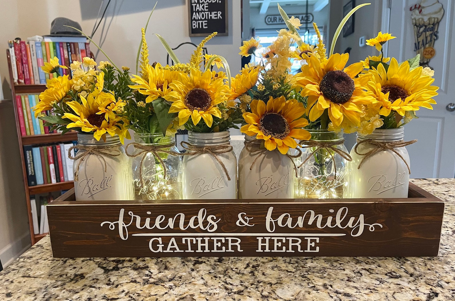 Sunflower Centerpiece Fall Home Decor Fall Table Decor - Etsy