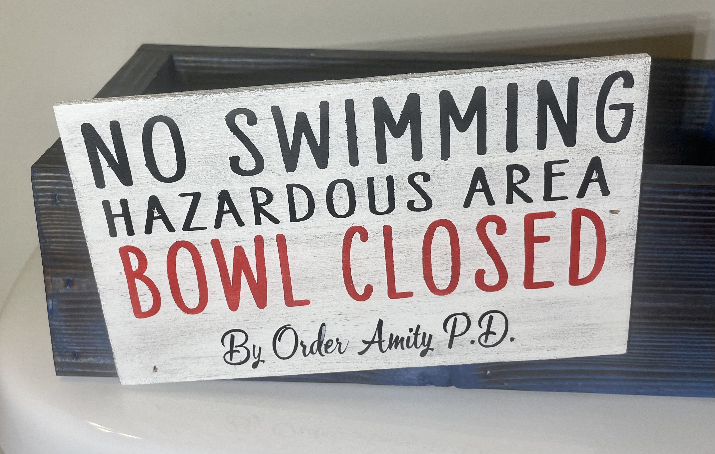 Jaws Movie Decor Funny Bathroom Humor Fun Bath Storage Jaws | Etsy