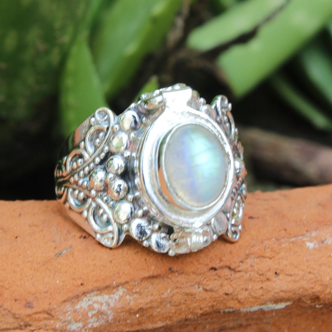 Poison Ring Moonstone Ring Poison Ring 925 Sterling Silver - Etsy