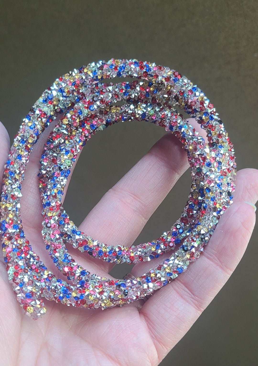 Summer Patriot Chunky Rhinestone Rope - Etsy