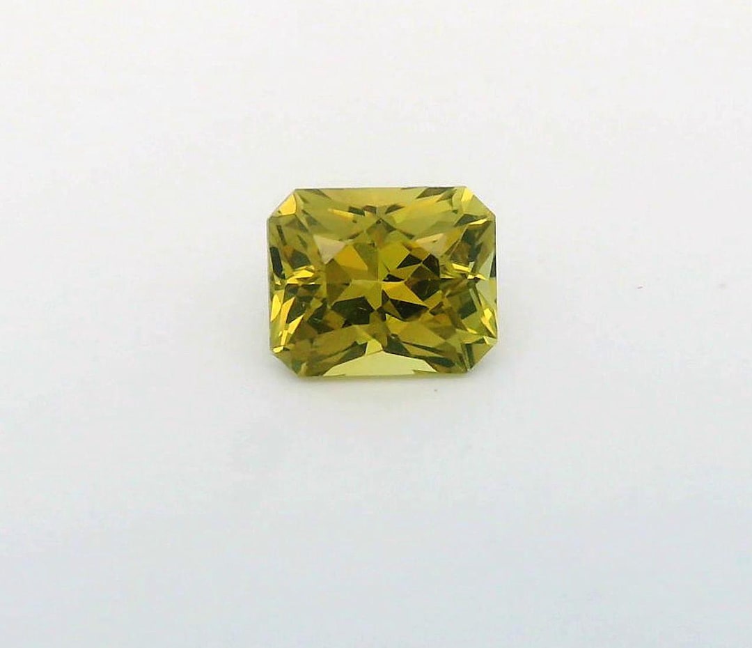 Natural Chrysoberyl Gemstone: 1.13 Carat Yellow Octagon Cut - Etsy UK