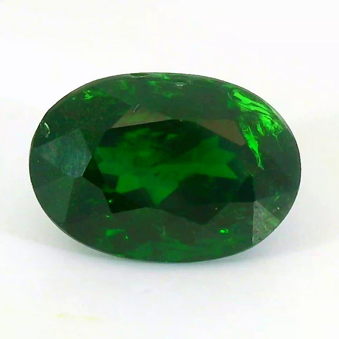 NATURAL Tsavorite Garnet: 2.88 Ct -9x6mm Oval Cut, Kenya Loose ...