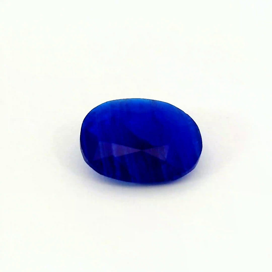 Rare 0.40 Carat Royal Blue Hauyne Gemstone: Untreated Oval Cut - Etsy