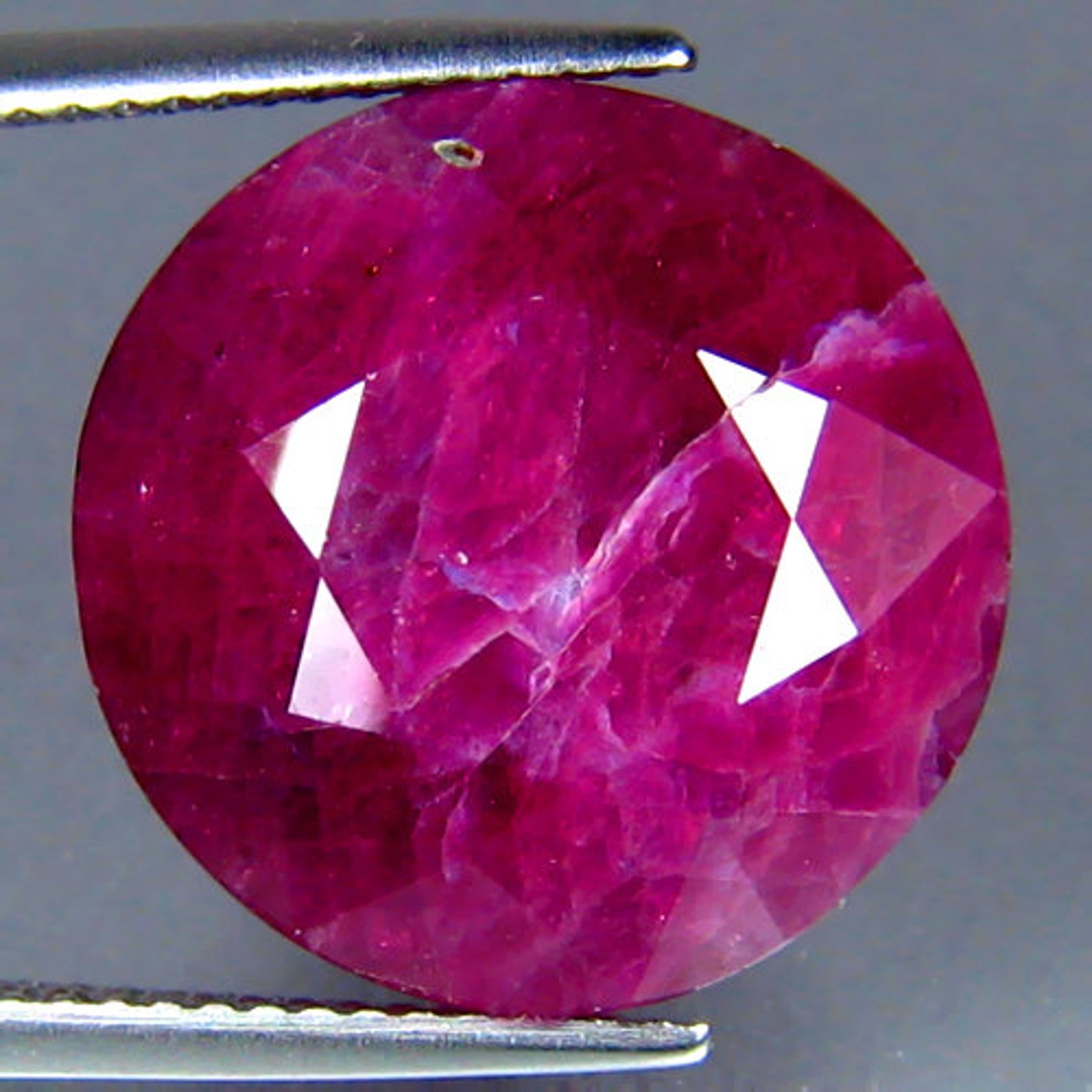 Natural Ruby 23.240carat-deep RED Round Cut Loose Gemstones - Etsy
