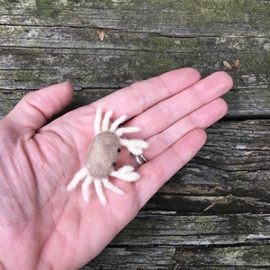 Needle Felted Sand Crab - Etsy