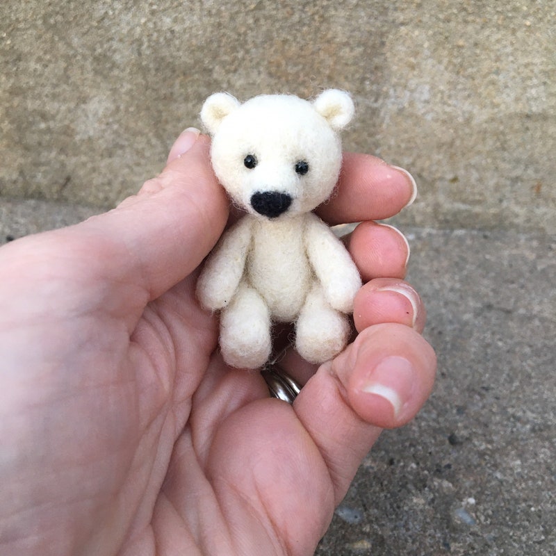 Felt Teddy Bear - Etsy