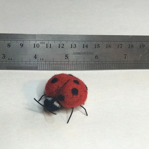 Needle Felted Lady Bug - Etsy