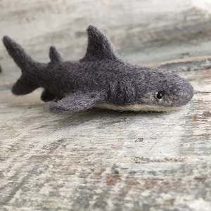 Shark Miniature Needle Felted Ocean Figurine - Etsy