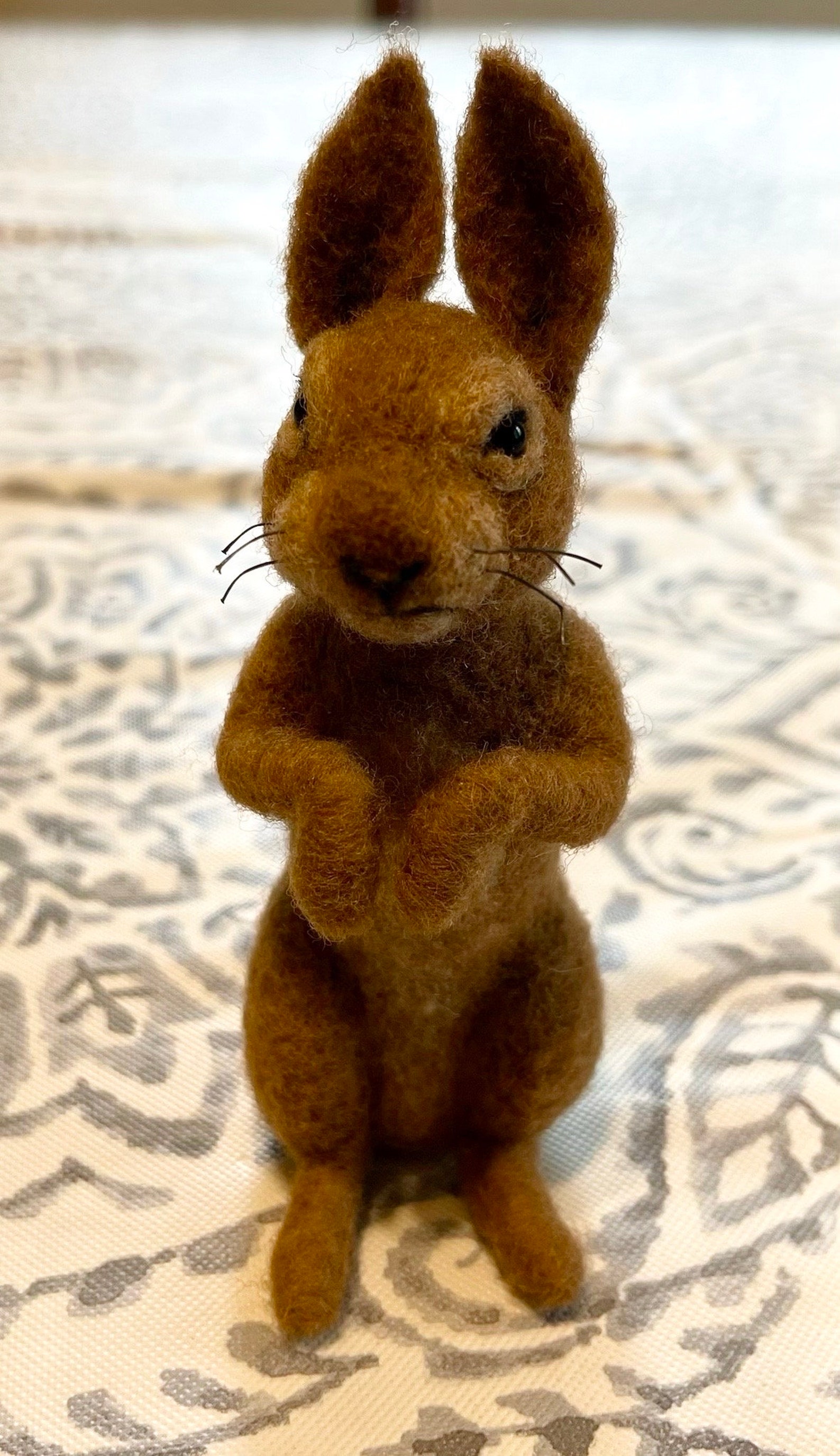 Needle Felted Brown Bunny Rabbit - Etsy