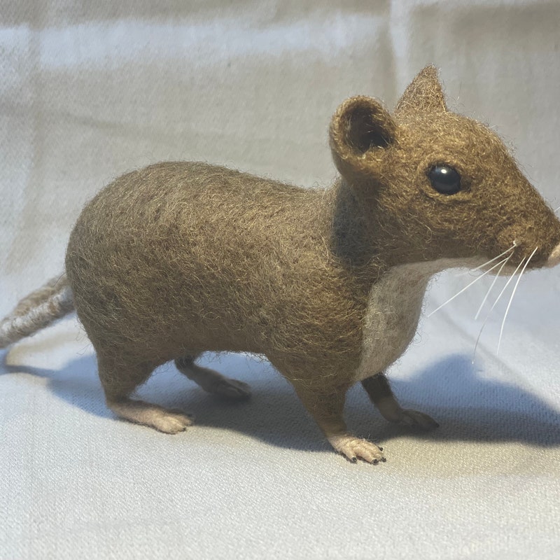 Needle Felted Rat - Etsy