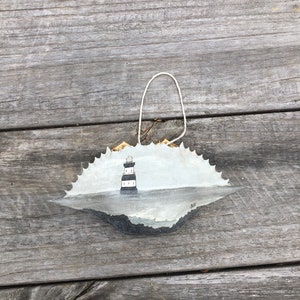 Hand Painted Crab Shell Lighthouse Painting on Maryland Crab Shell - Etsy