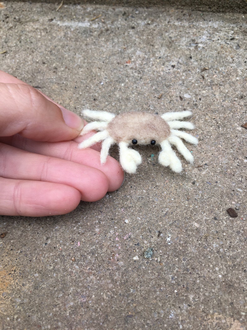 Needle Felted Sand Crab - Etsy