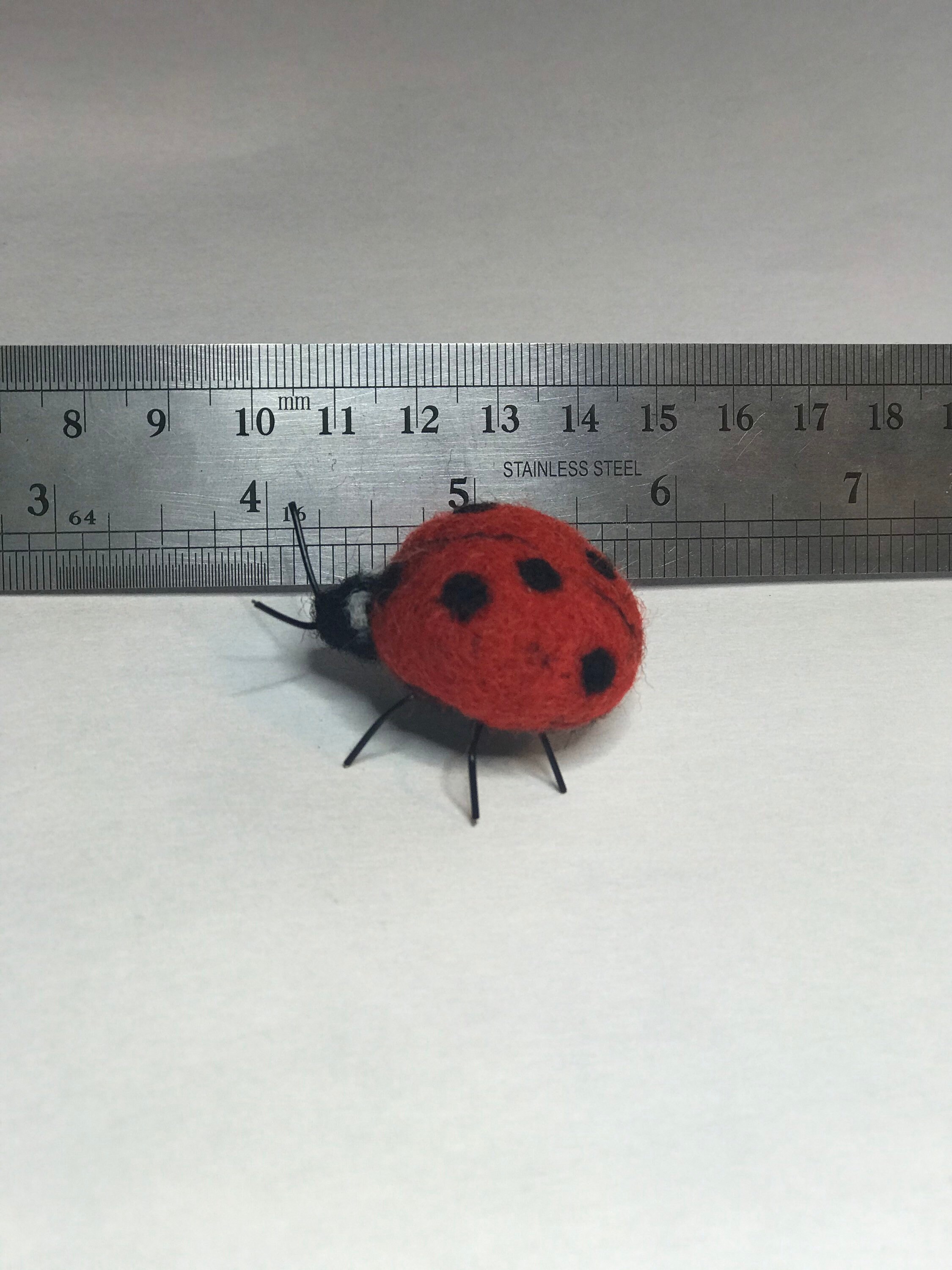 Needle Felted Lady Bug - Etsy
