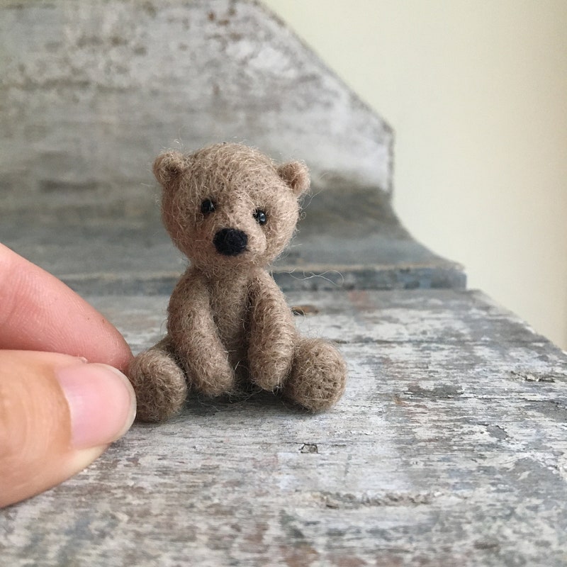 Miniature Teddy Bear - Etsy