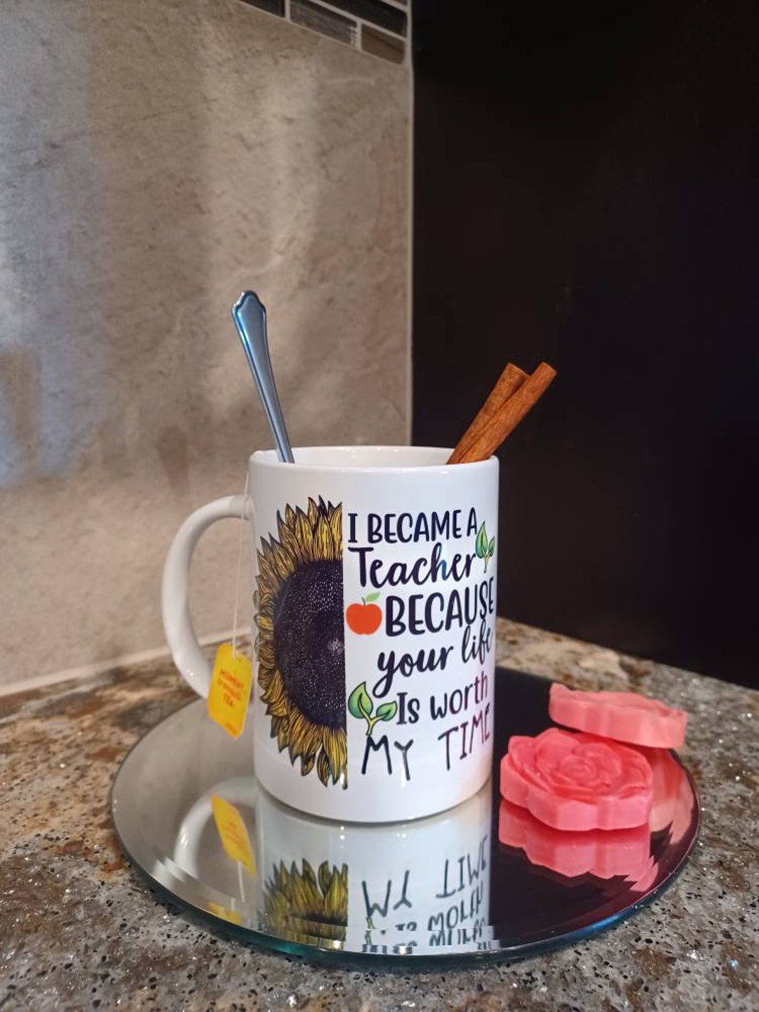 Teachers Mug, Teacher Appreciation Gift, Sunflower Mug, Educators Gift ...