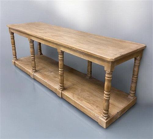 8' Kitchen Island, Store Counter, Display Table, Natural Harvest Table ...